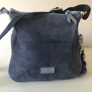 UGG | Bags | Ugg Crossbody Bag With Shearling Flap Indigo | Poshmark